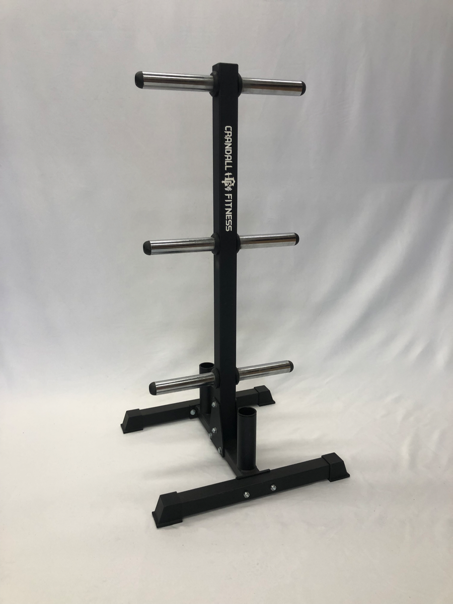 Plate Tree with Barbell Storage – Crandall Fitness
