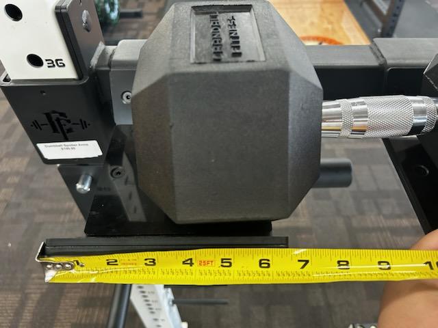 Rack Mounted Dumbbell Spotter Arms (Pair) – Crandall Fitness